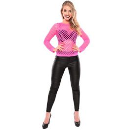 Shirt Visnet Stretch Roze | De Feestspecialist XXL