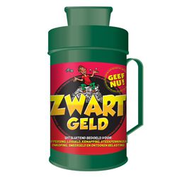 Spaarpot Collectebus Zwart Geld | De Feestspecialist XXL