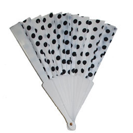 Waaier Wit met ballen | De Feestspecialist XXL