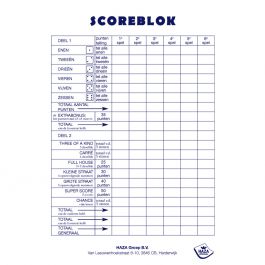 Scoreblok 50 vel | De Feestspecialist XXL