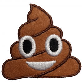 Embleem Nr. 580 Emoji Drol | De Feestspecialist XXL