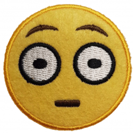 Embleem Nr. 520 Smiley Verbaasd | De Feestspecialist XXL